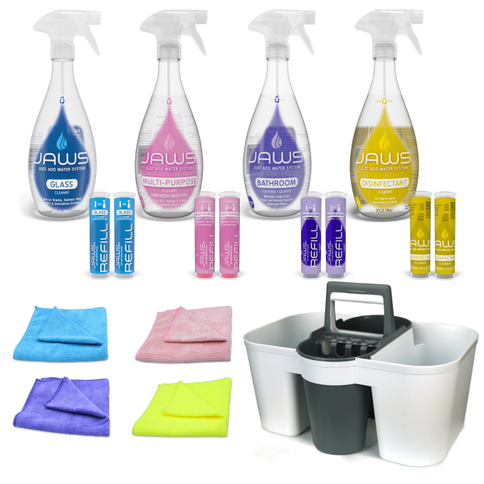 Concentrated & Refillable Cleaning Products | JAWS Cleaners